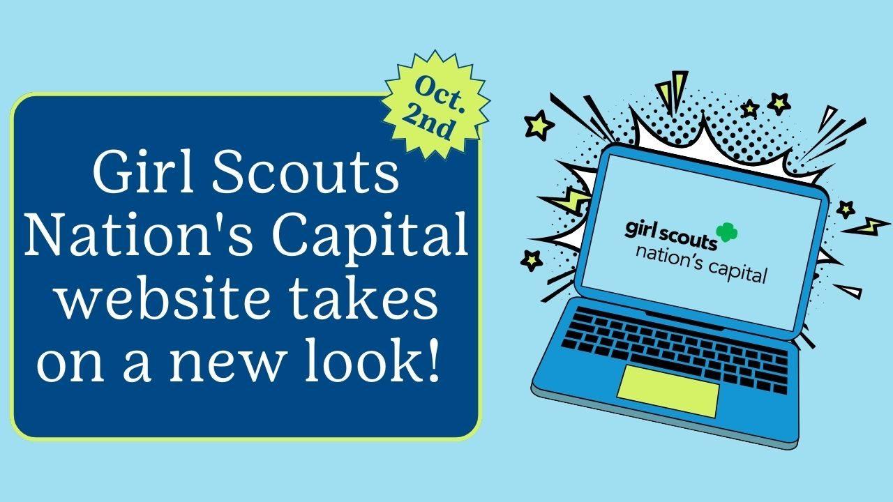 Girl Scouts Nation's Capital website takes on a new look!